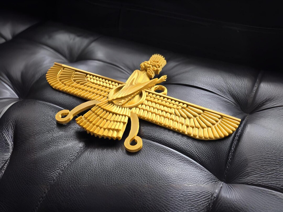 Golden Faravahar - Cultural and Religious Symbol of Ancient Persia and ...