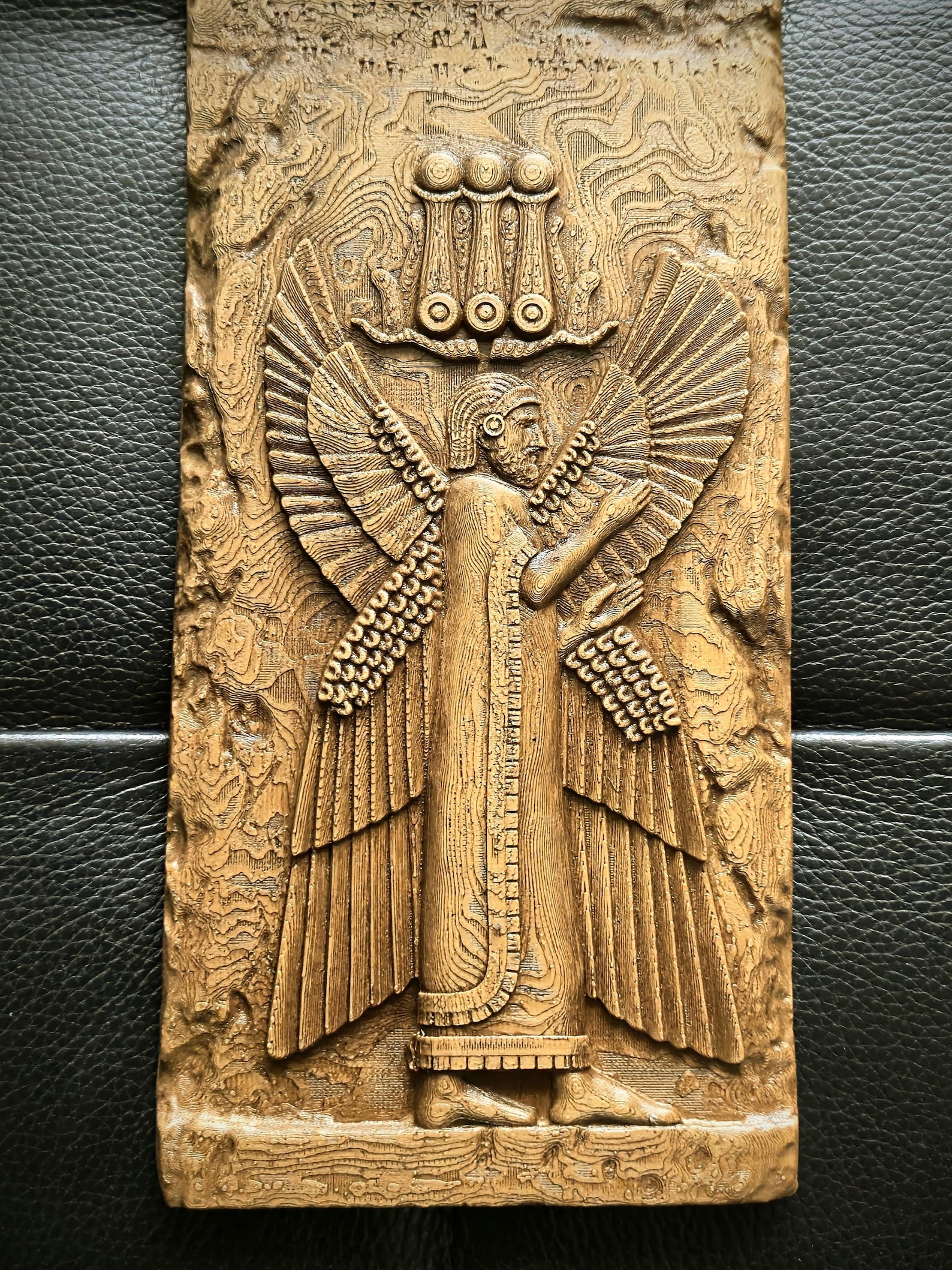 Cyrus the Great Relief With Faravahar Symbol – Clay Composite ...