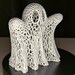 Intricate 3D Printed Lace Ghost Sculpture Cute and Spooky Unique ...