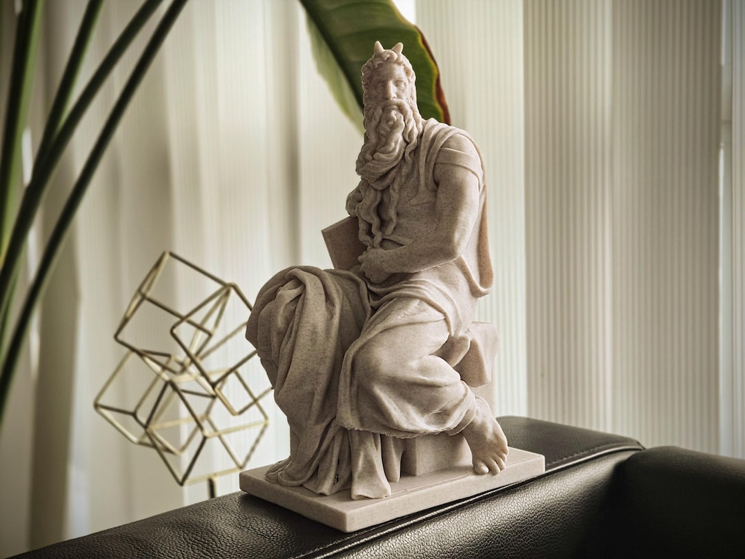 Michelangelo's Statue of Moses - Museum Quality Replica - Marble ...