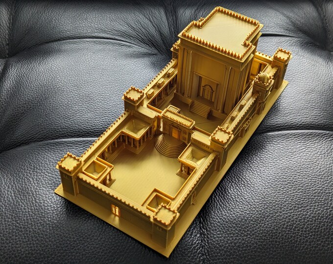 The Second Temple of Jerusalem Model - Hand Painted Detailed Replica ...
