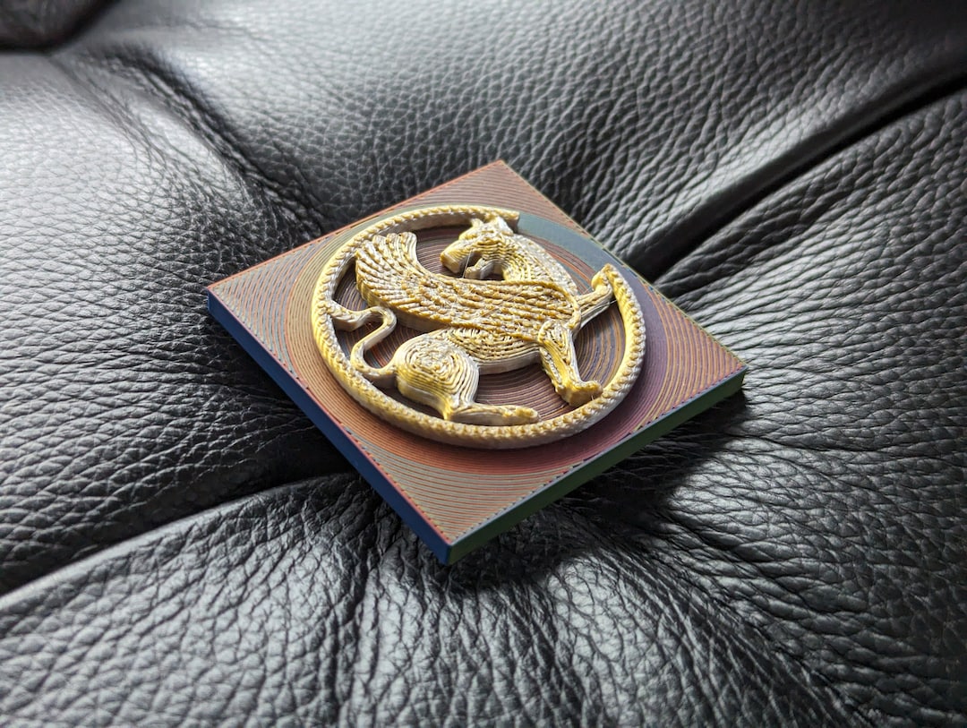 Winged Lion Ancient Persian Symbol Sumerian Babylon Fridge Magnet ...