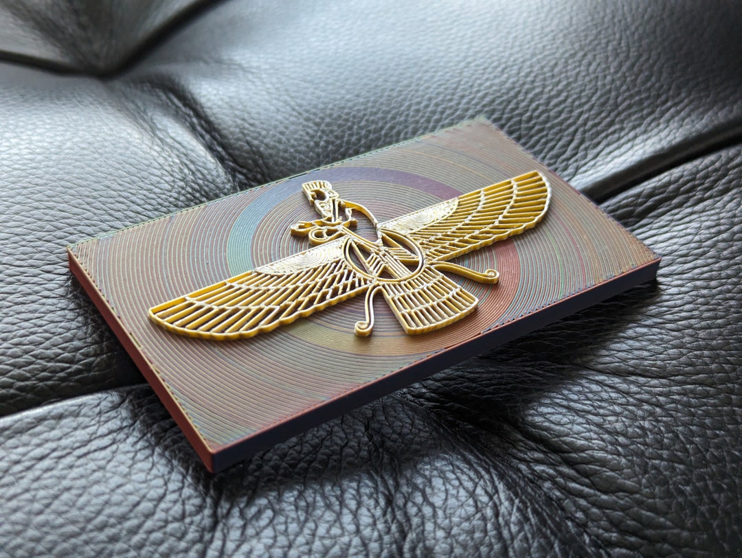 Beautiful Hand Made Zoroastrian Faravahar Symbol of Ahura Mazda ...