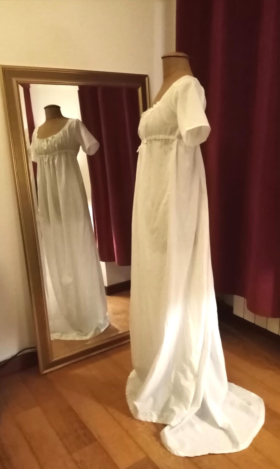 Custom-made Josephine-style Empire Waist Dress - Etsy