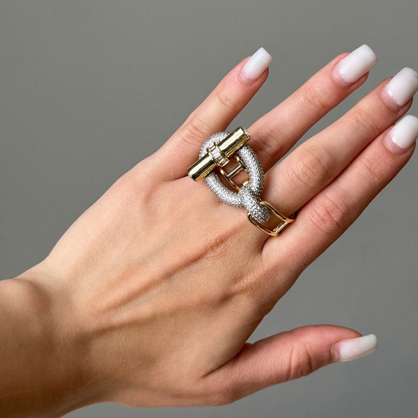 Two Finger Ring - Etsy