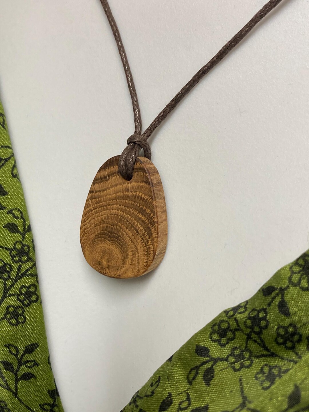 Yorkshire Oak Pendant Amulet Necklace, Hand Made, Unique. Hung on ...
