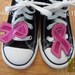 AWARENESS RIBBON Shoe Charms Wings Tags Machine Applique | Etsy