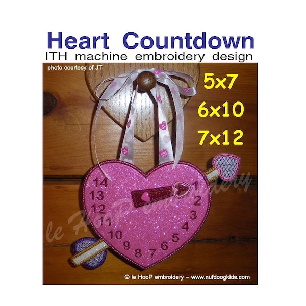 Countdown Wedding Clock - Etsy