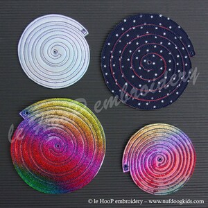 ITH TWIRLIGIG Spinning Mobile Machine Embroidery Applique In-the-hoop ...