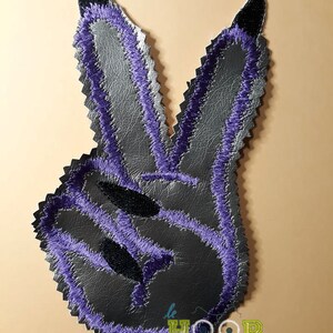 Monster PEACE Hand Applique Machine Applique Embroidery Design 2 Sizes ...