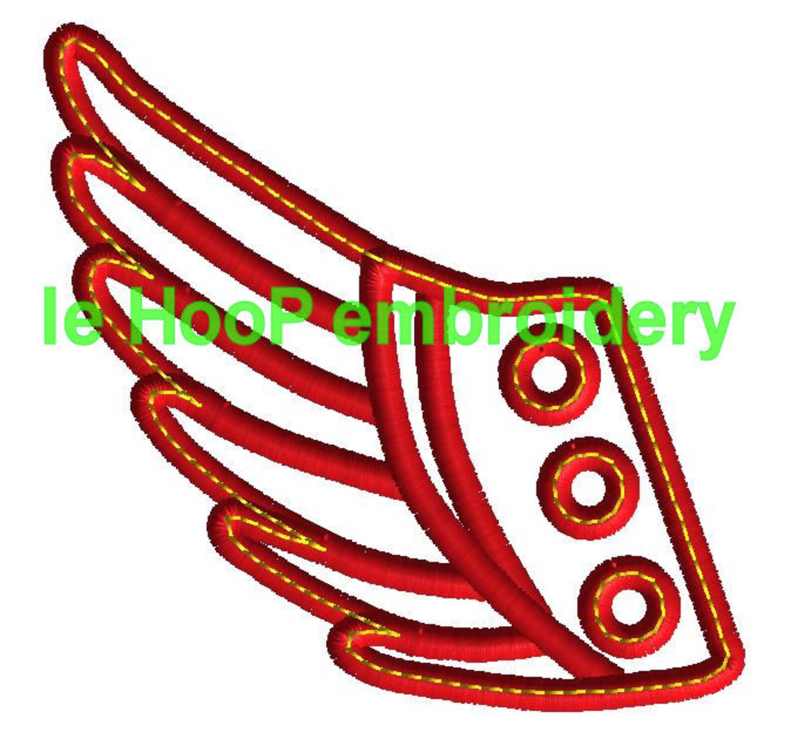 4x4 5x7 ANGEL Fairy Shoe Wings Machine Embroidery In-hoop - Etsy