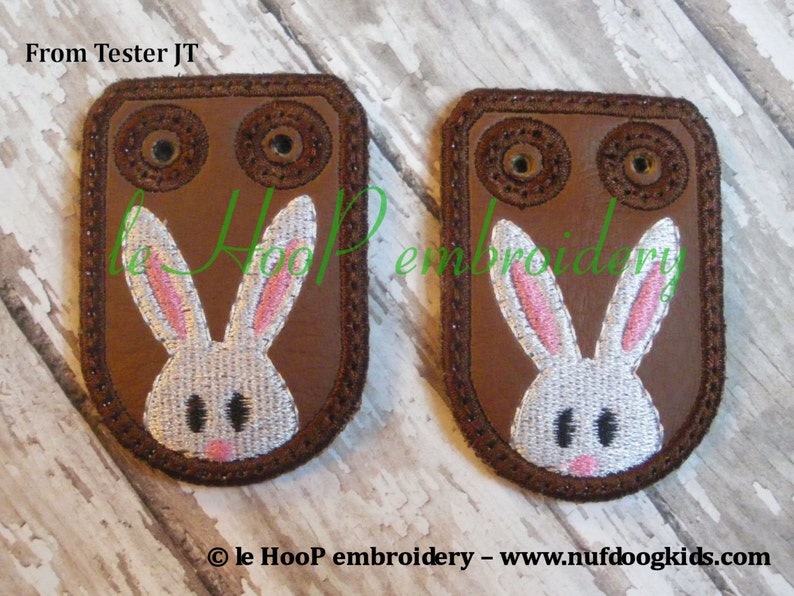 Machine Embroidery EASTER BUNNY Shoe Charms In-hoop Design 4x4 - Etsy