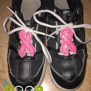 AWARENESS RIBBON Shoe Charms Wings Tags Machine Applique Embroidery ...