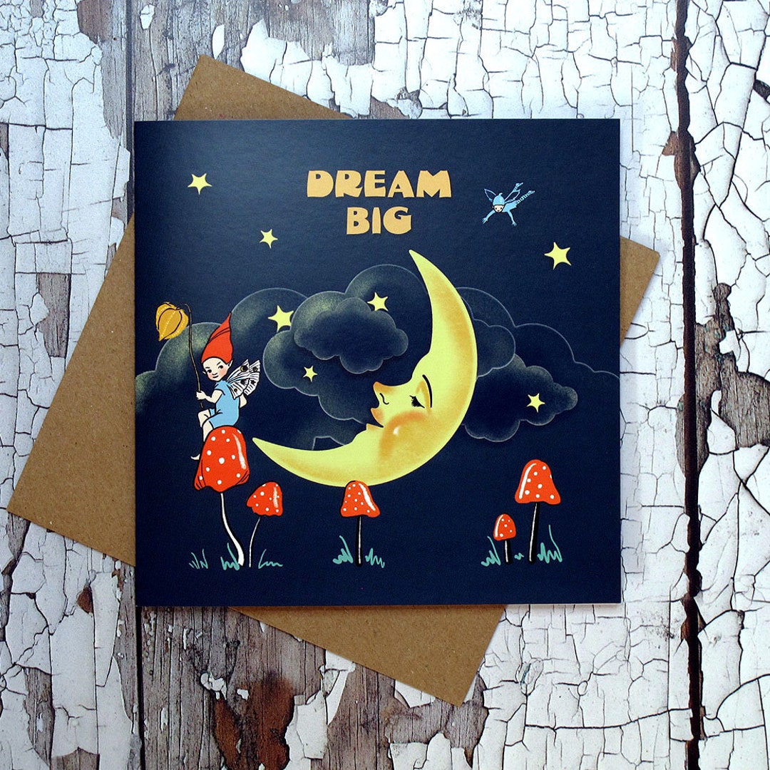 Dream Big Card - Etsy