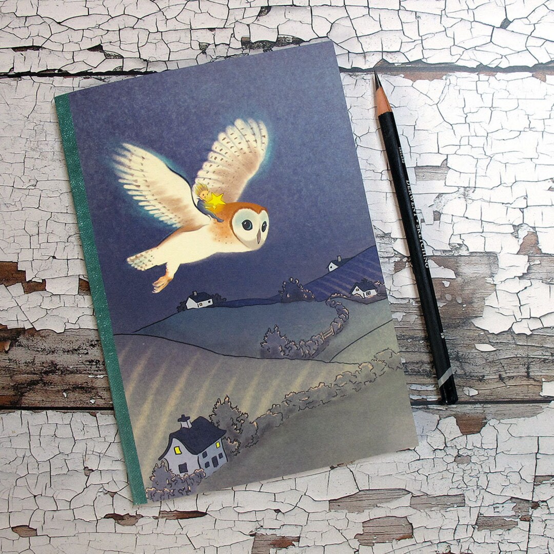 Owl and Pixie A5 Sketch Book - Etsy