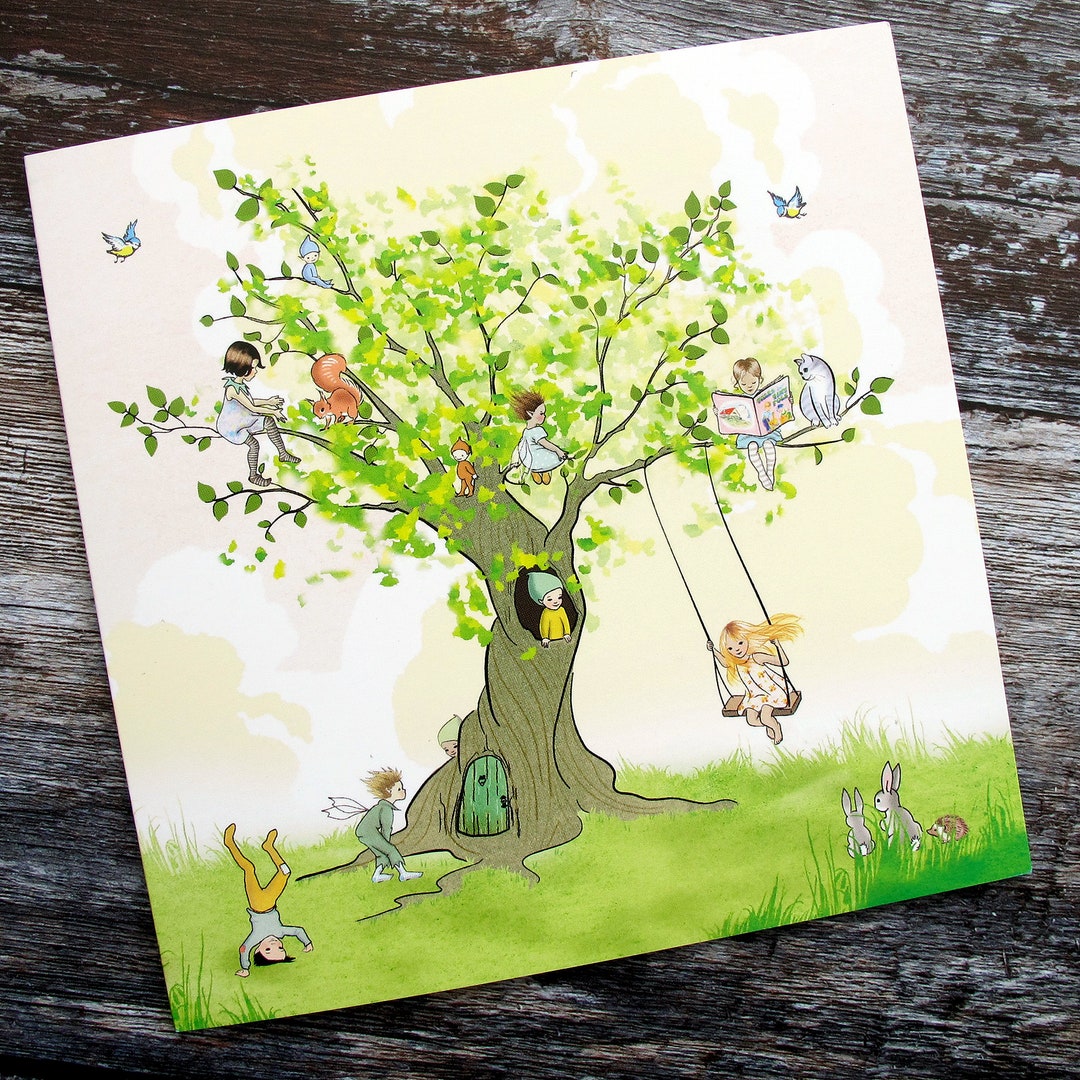 Pixie Tree Card - Etsy