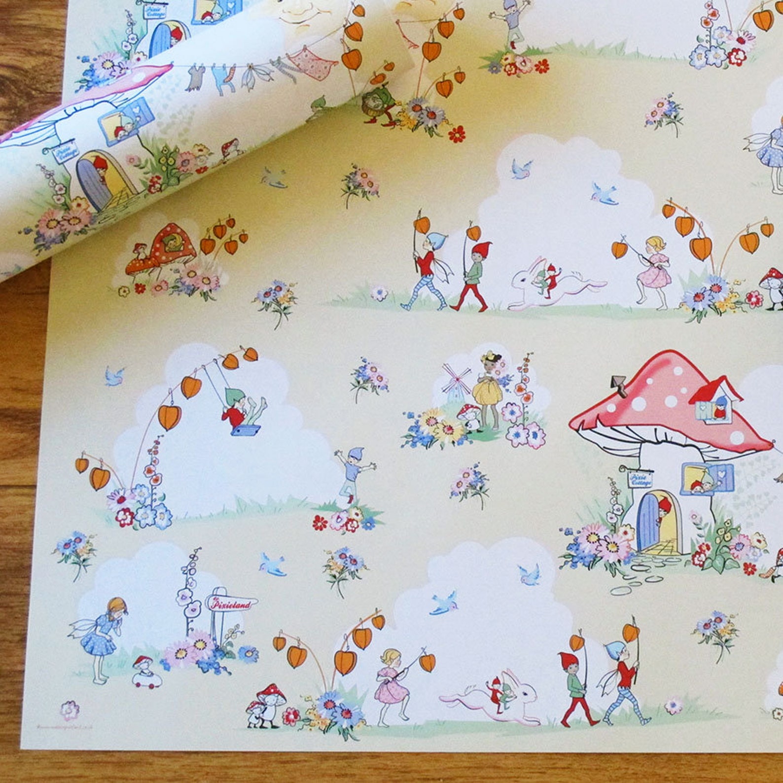5 Sheets of Sunny Days Wrapping Paper - Etsy