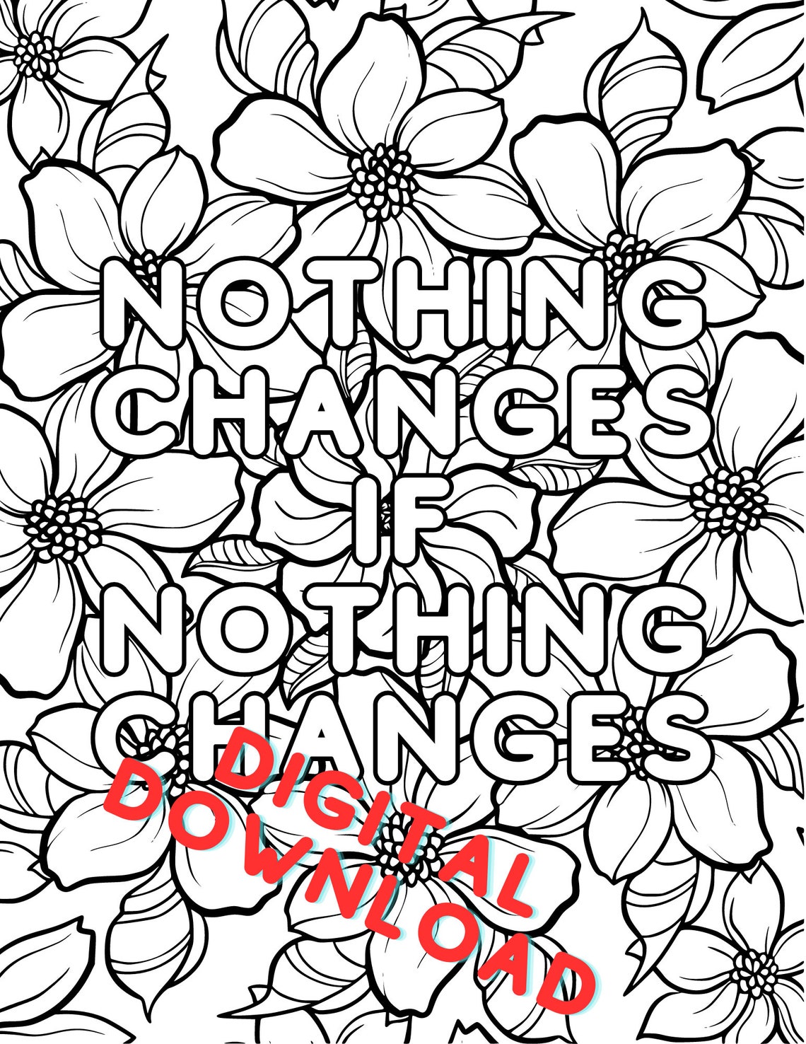 Inspirational Quote Coloring Sheet: Trauma & Coping (digital Download ...