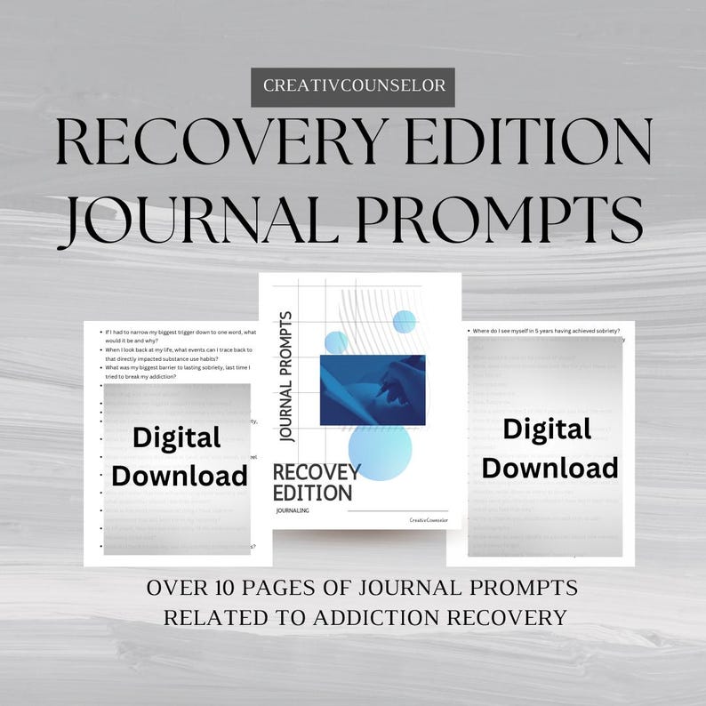 Journal Prompts: Recovery Edition, Journaling Topics, Addiction and ...