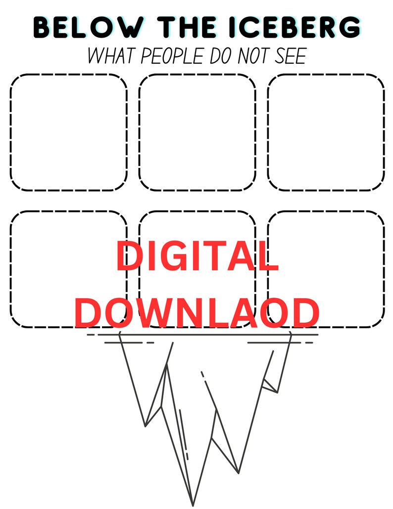 ICEBERG WORKSHEET, This is a Worksheet Pamphlet Non the Iceberg. What ...