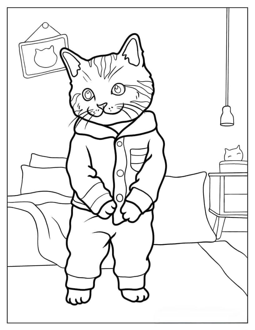 56 Coloring Page, Cat Coloring Page, Coloring, Coloring Book, Children ...