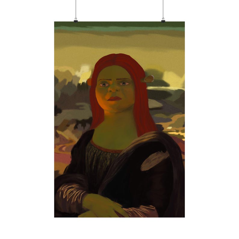 Fiona Lisa, Matte Vertical Poster - Etsy