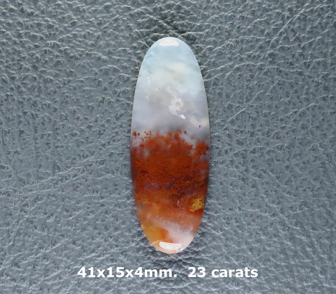 Designer Cabochon Priday Plume Agate - Etsy
