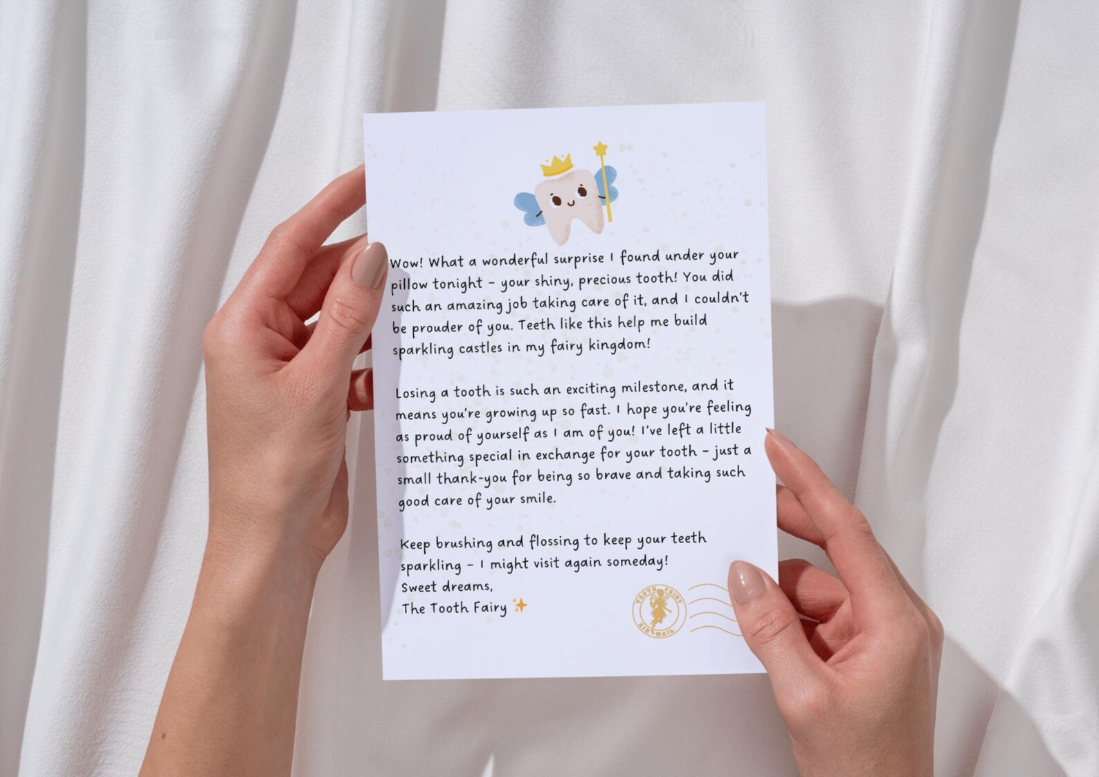 INSTANT EDITABLE Tooth Fairy Report Printable| First Tooth Lost ...