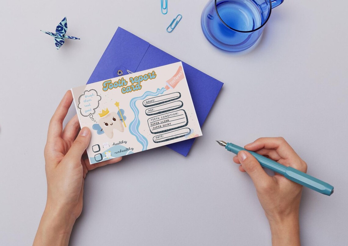 INSTANT EDITABLE Tooth Fairy Report Printable| First Tooth Lost ...