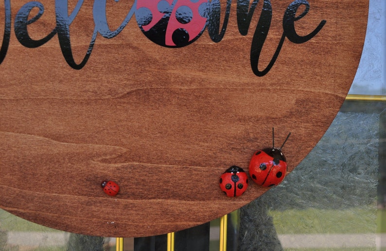 Ladybug Front Door Sign - Etsy