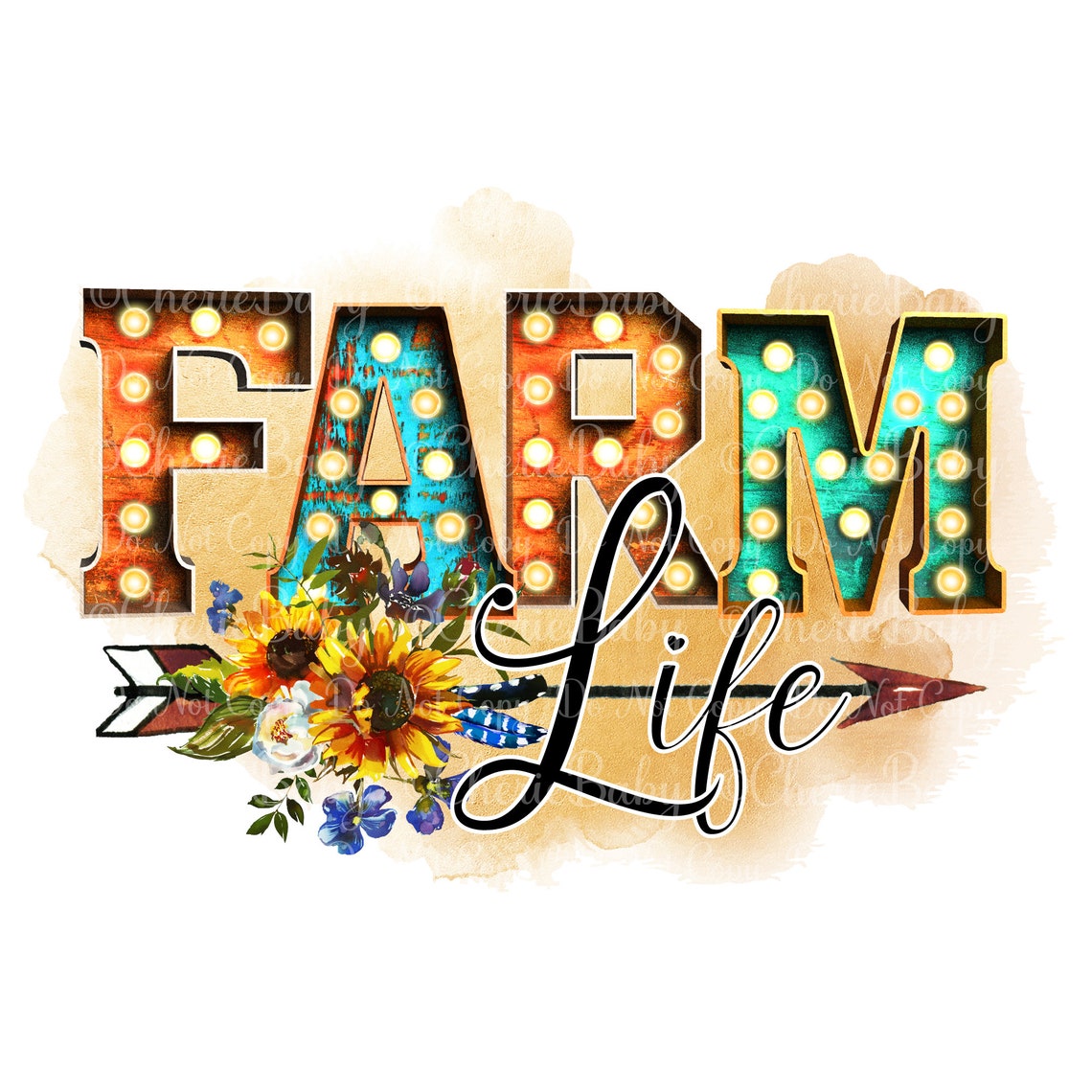 Farm Life Sublimation Design Printable Png Digital - Etsy