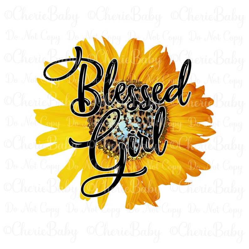 Blessed Girl Sublimation Design Printable Png Digital - Etsy