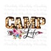 Camp Life Sublimation Design Printable Png Digital - Etsy