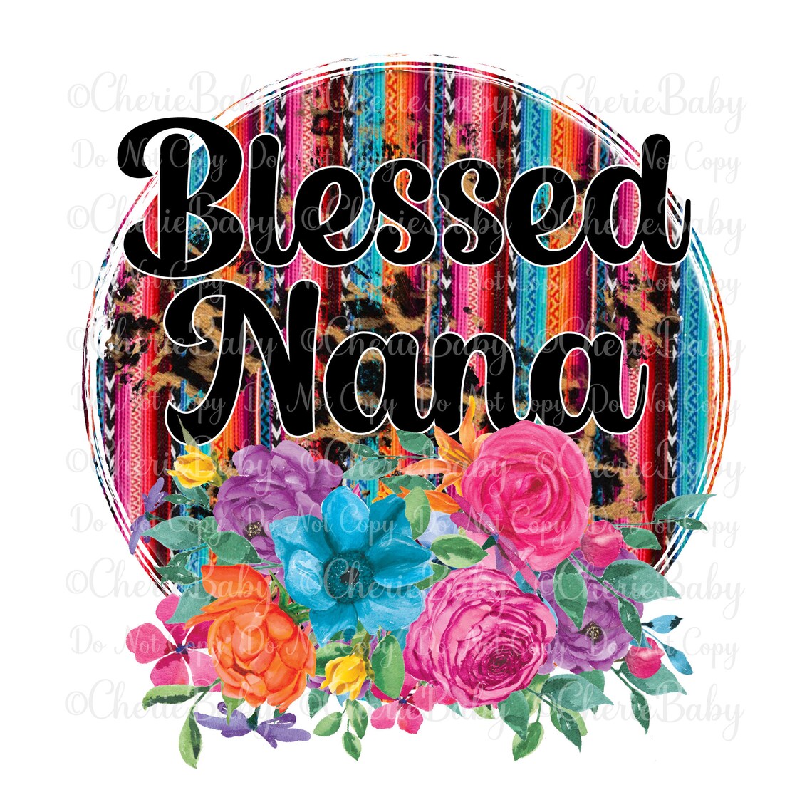 Blessed Nana Sublimation Design Printable Png Digital - Etsy