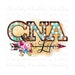 CNA Life Sublimation Design, Printable Png, Digital Design, Rustic ...