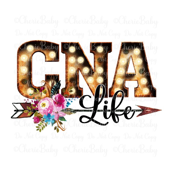 CNA Life Sublimation Design Printable Png Digital Download - Etsy