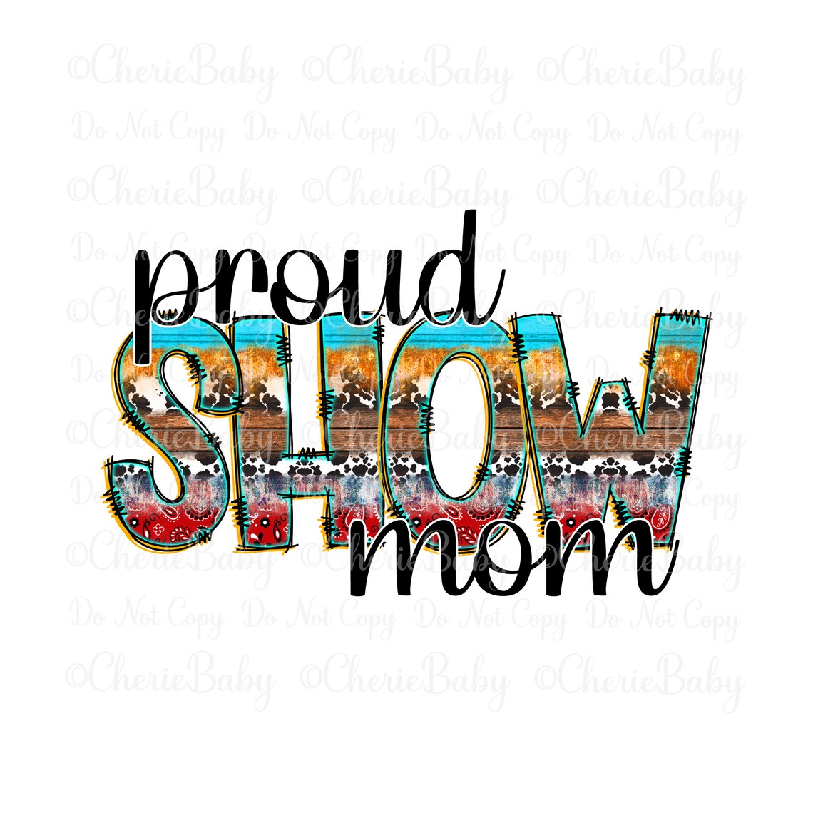 Proud Show Mom Sublimation Design Digital Download - Etsy