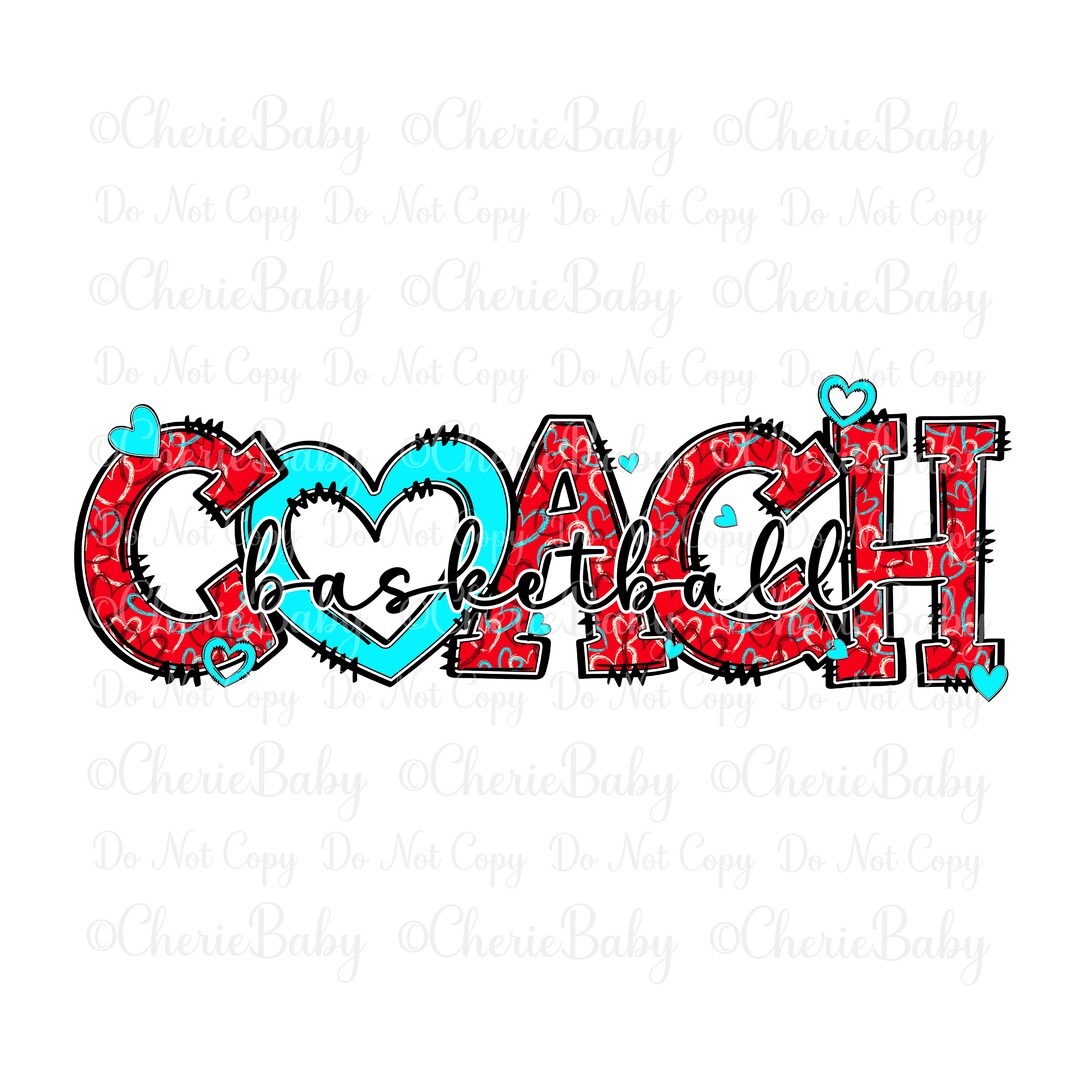 Basketball Coach Sublimation Design Printable Png Digital Download Team ...