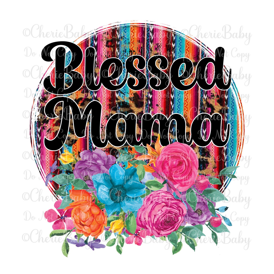 Blessed Mama Sublimation Design Printable Png Digital - Etsy