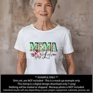 MEMA Life Sublimation Design, Printable Png, DTF Digital Download, Lit ...