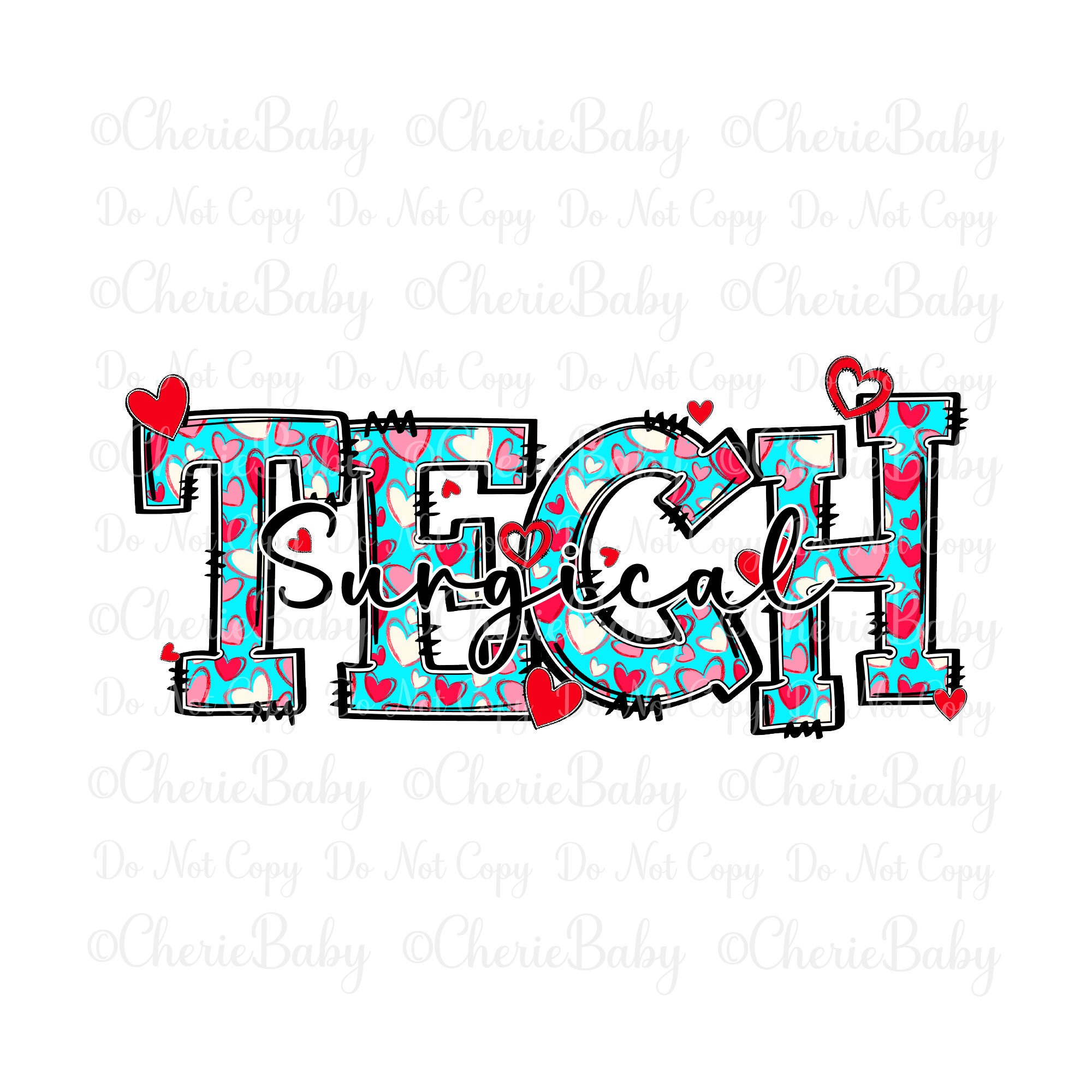 Surgical Tech Sublimation Design, Printable Png, DTF Digital Download ...