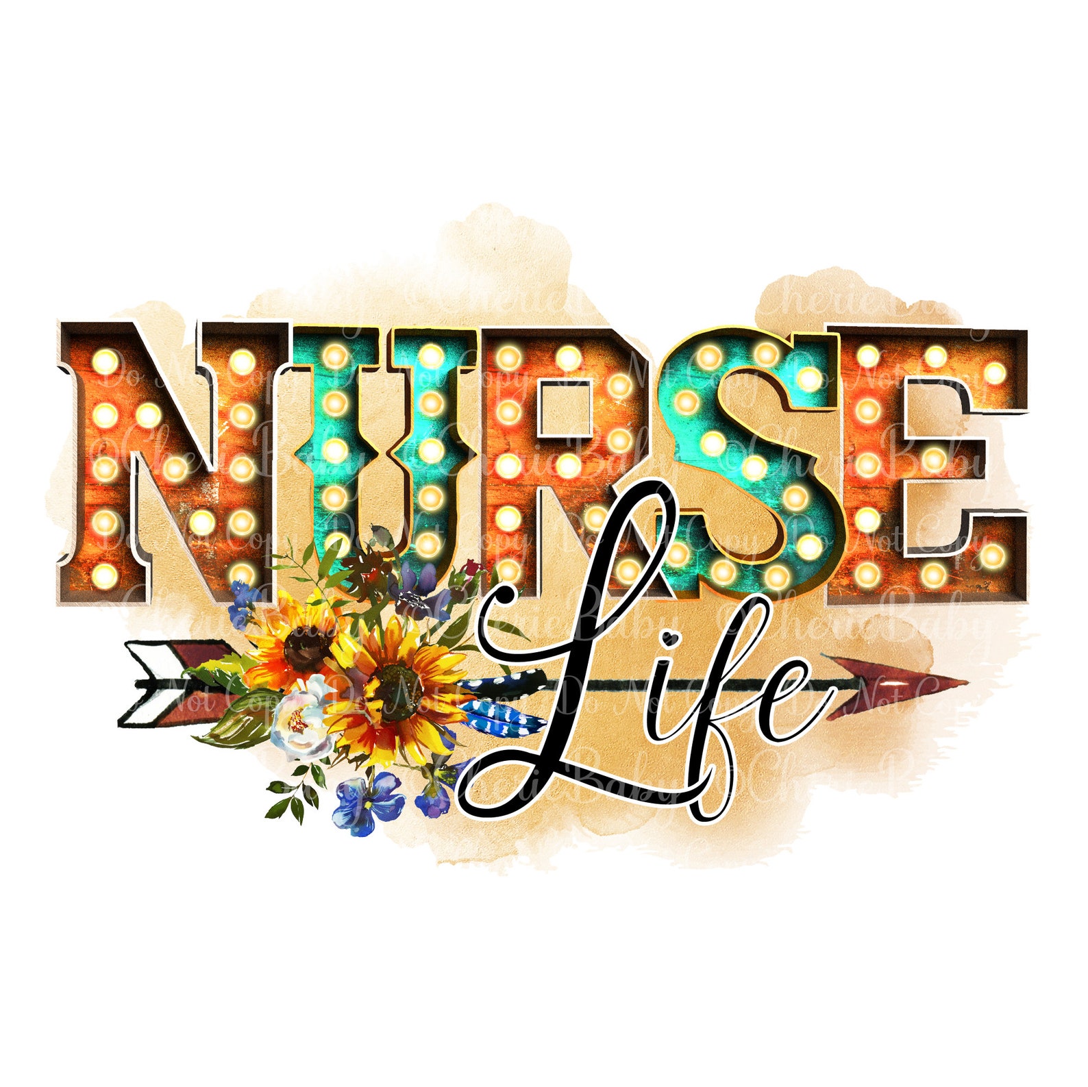 Nurse Life Sublimation Design Printable Png Digital - Etsy
