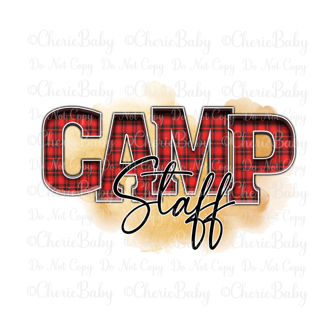 Camp Staff Sublimation Design - Printable Png - Digital Download - Camp ...