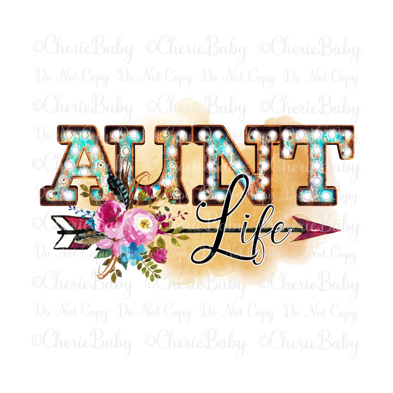 Aunt Life Sublimation Design Printable Png Digital Design - Etsy