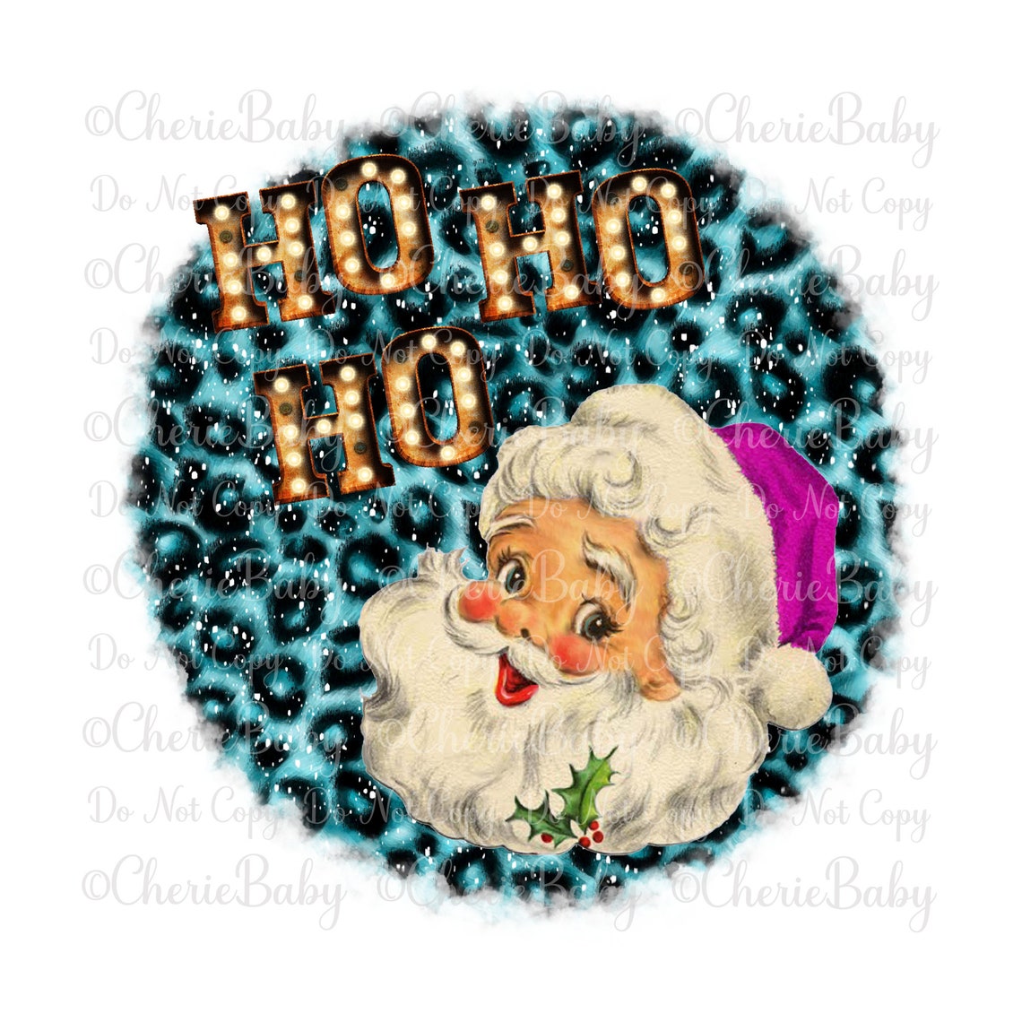 Santa Sublimation Design Printable Png Digital Download | Etsy
