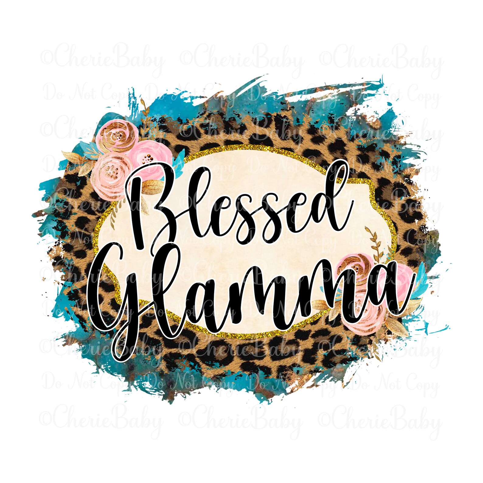 Blessed Glamma Sublimation Design Printable Png Digital - Etsy