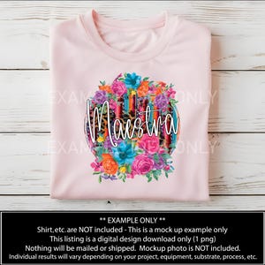 Maestra Sublimation Design, Printable Png, DTF Digital Download, Serape ...