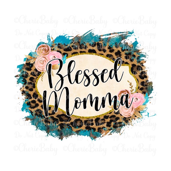 Blessed Momma Svg - Etsy