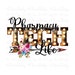 Pharmacy Tech Life Sublimation Design, Printable Png, DTF Digital ...