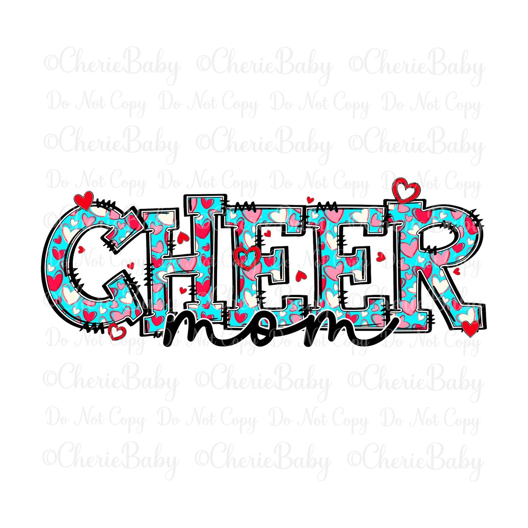 Cheer Mom Sublimation Design - Printable Png - Digital Download - Cheer ...